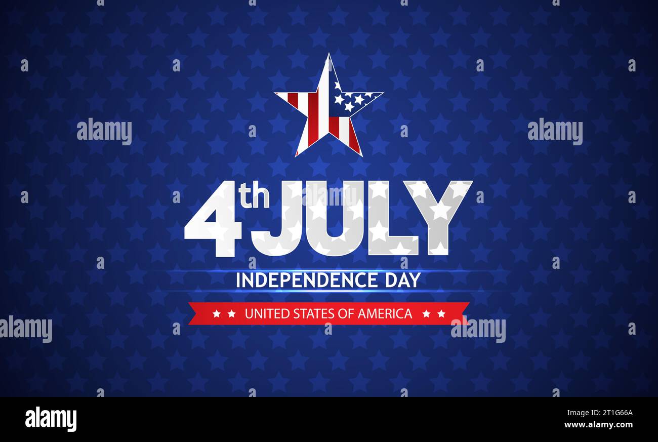 Fourth of July Independence Day. Abstract background. Vector Stock ...