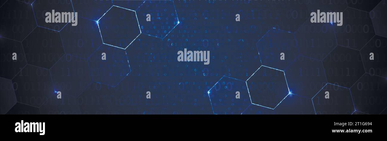 Technology background. Binary computer code. Big data concept. Vector illustration Stock Vector ...