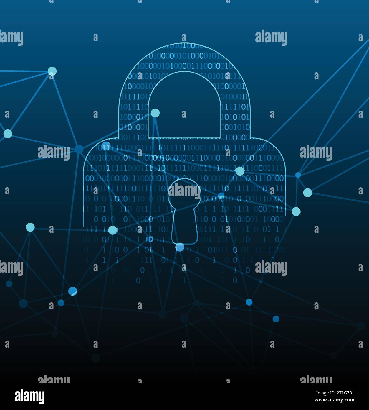 Protection concept. Protect mechanism, system privacy. Vector ...