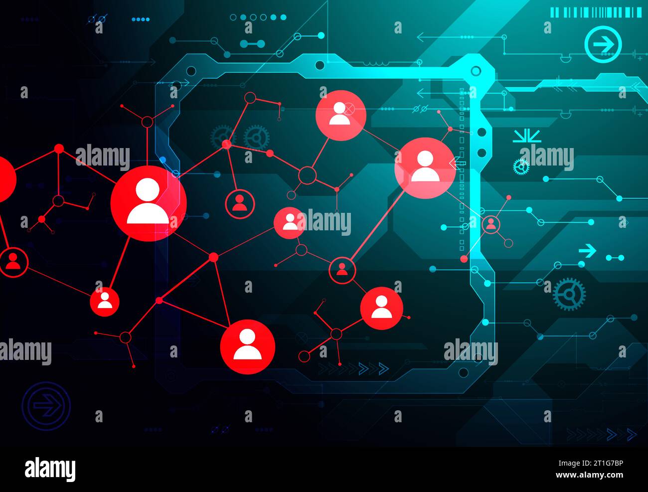 Social media light vector background. Communication concept Stock ...