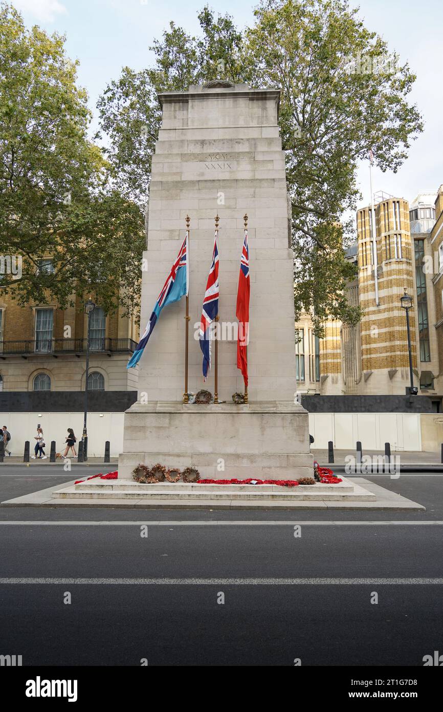 London, UK: 16 September 2023: The Cenotaph is a war memorial on ...