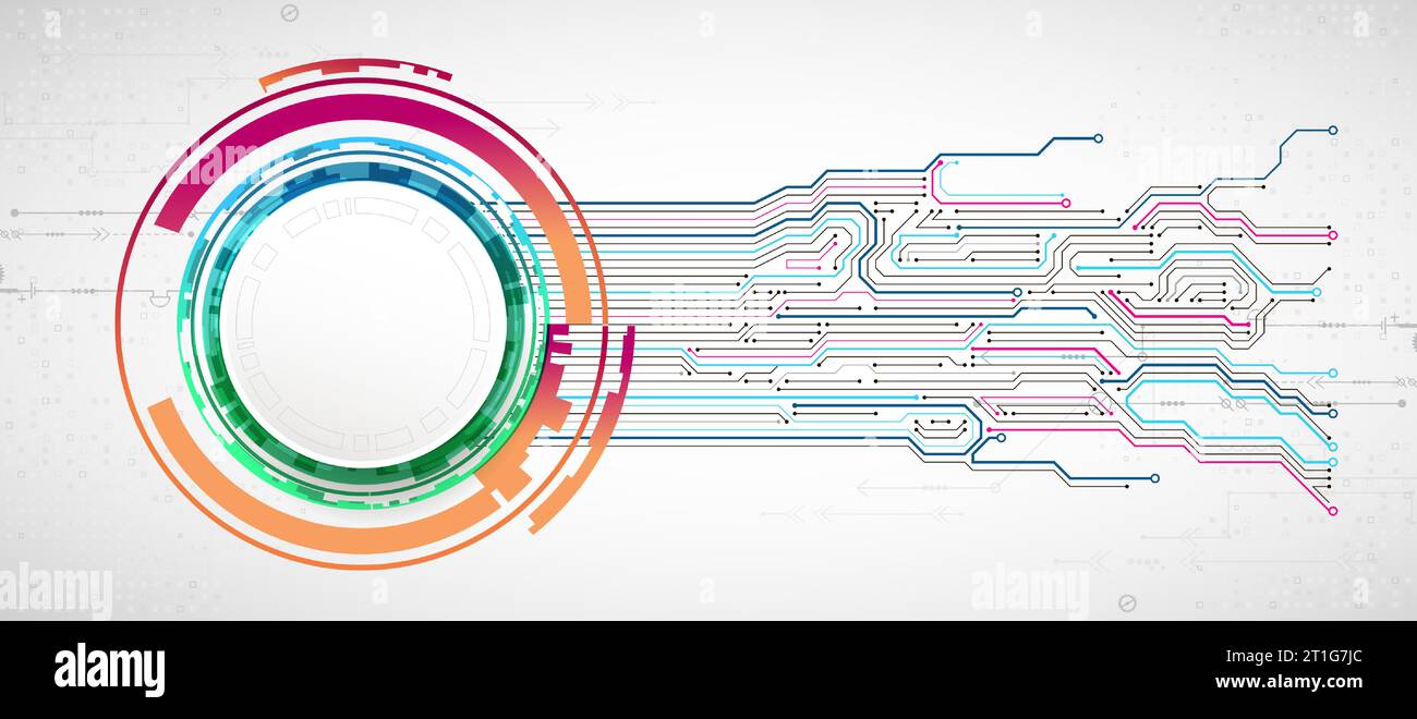 Abstract technology circuit board. Communication concept Stock Vector ...