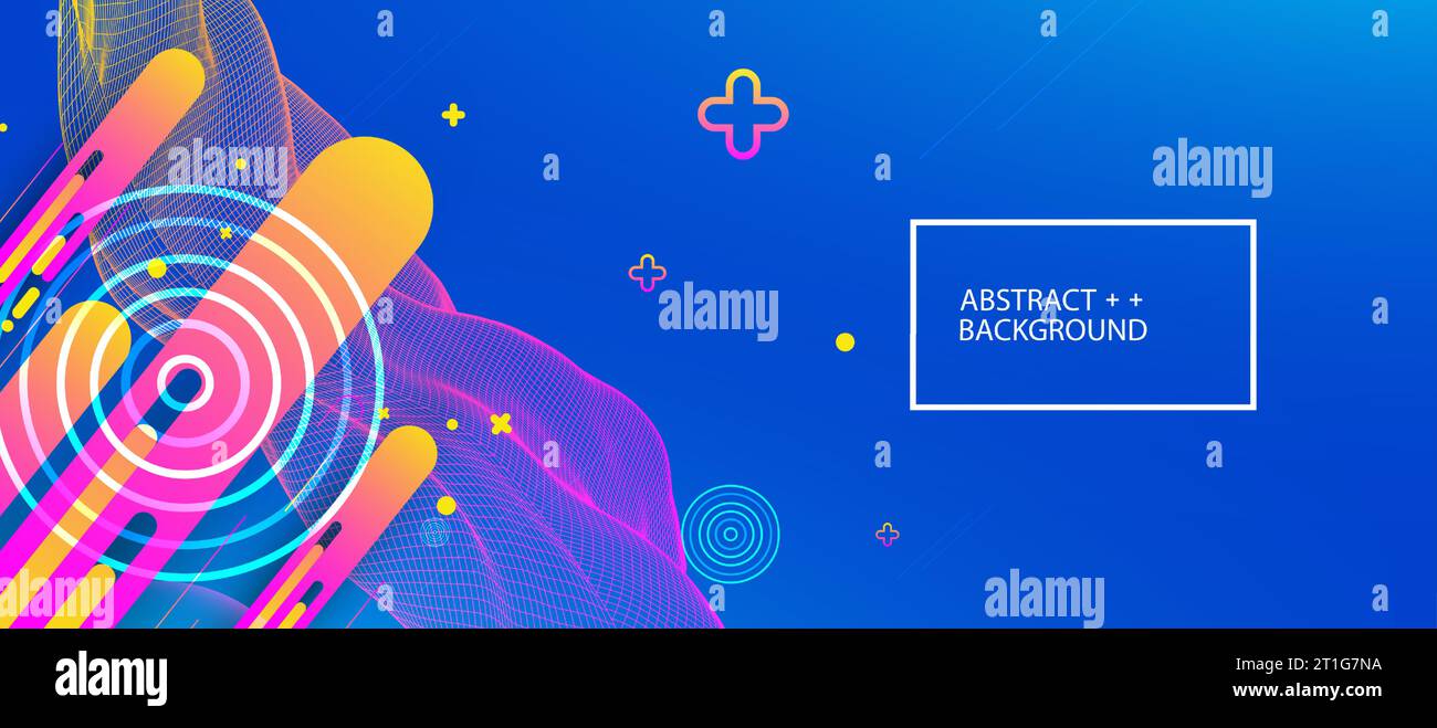 Abstract bright geometric background. Vector illustration Stock Vector ...