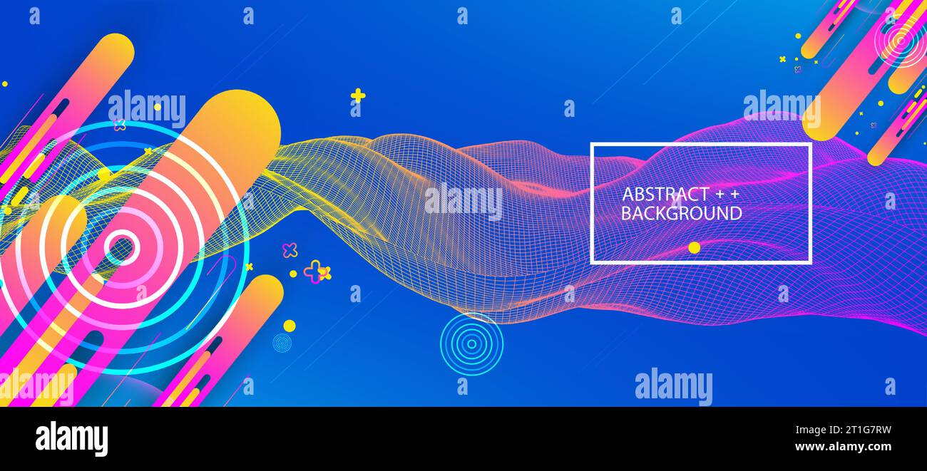 Abstract bright geometric background. Vector illustration Stock Vector ...