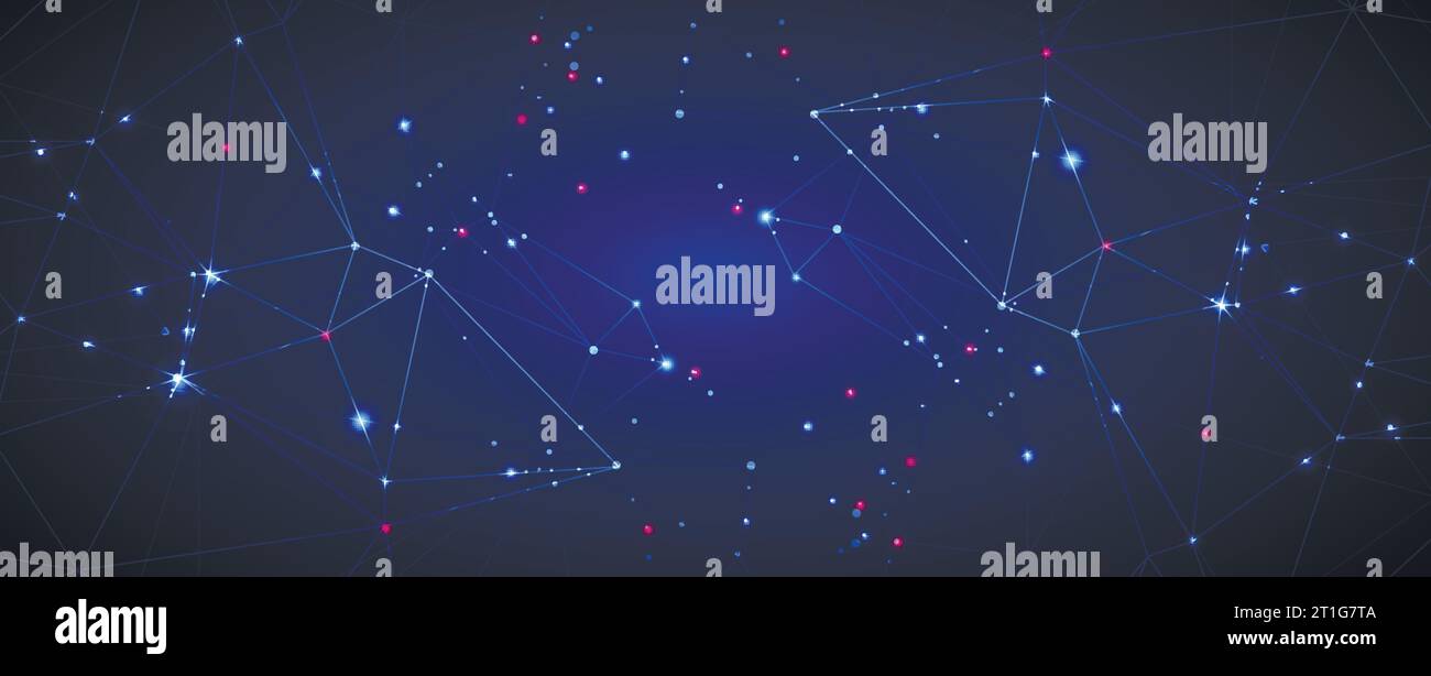 Abstract polygonal vector background with connecting dots and lines Stock Vector Image & Art - Alamy