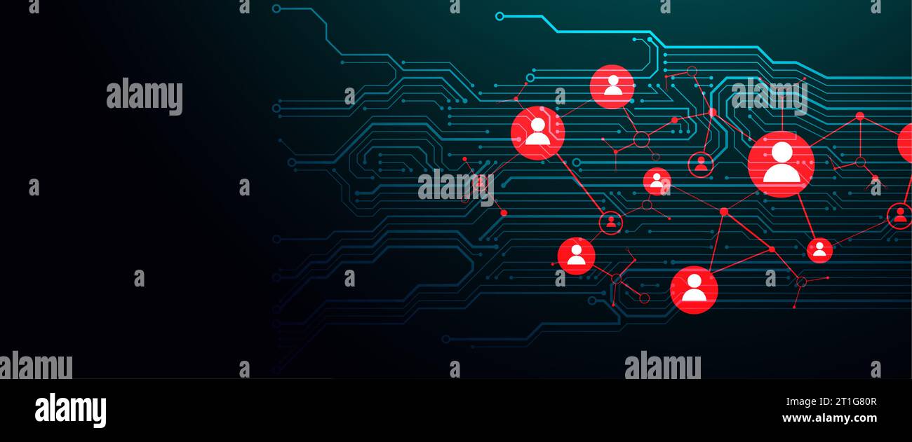 Social media light vector background. Communication concept Stock ...