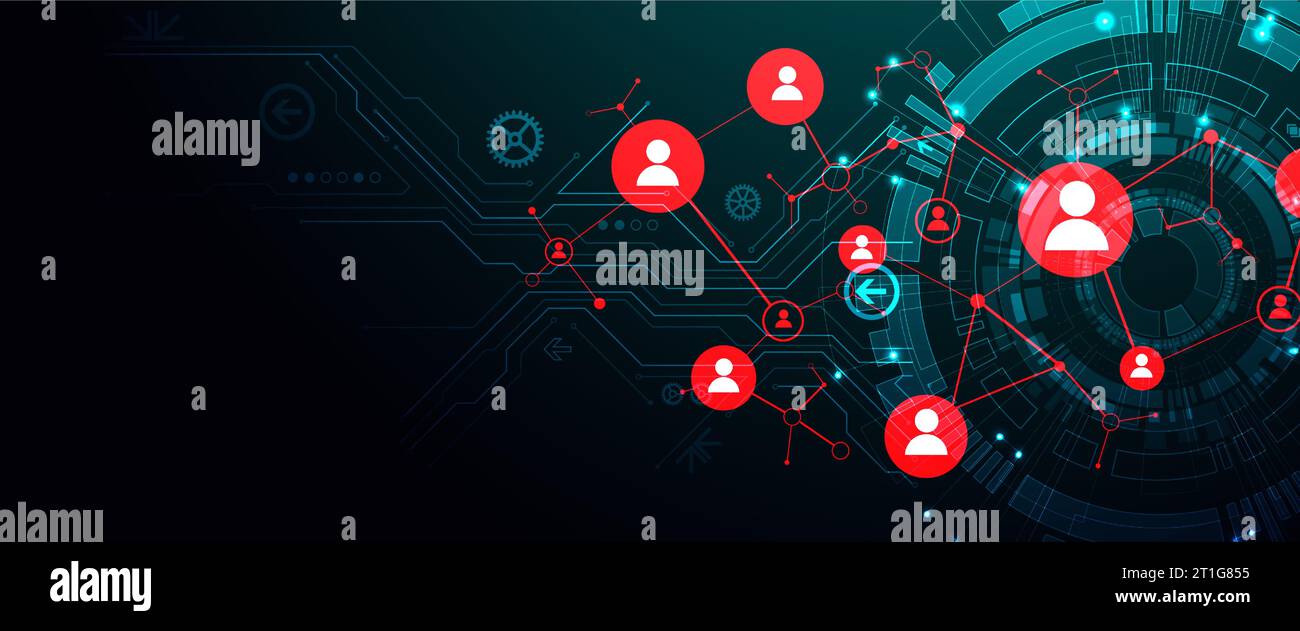 Social media light vector background. Communication concept Stock ...