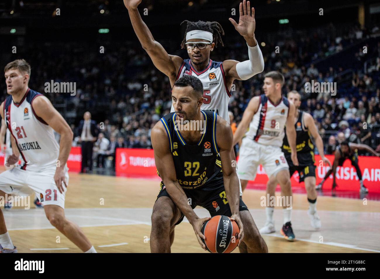 Berlin, Germany. 12th Oct, 2023. Ziga Samar of Alba Berlin seen in ...