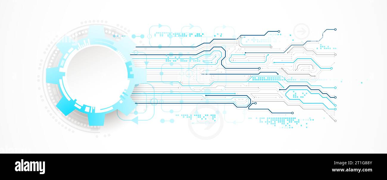 Abstract technology circuit board. Communication concept Stock Vector ...