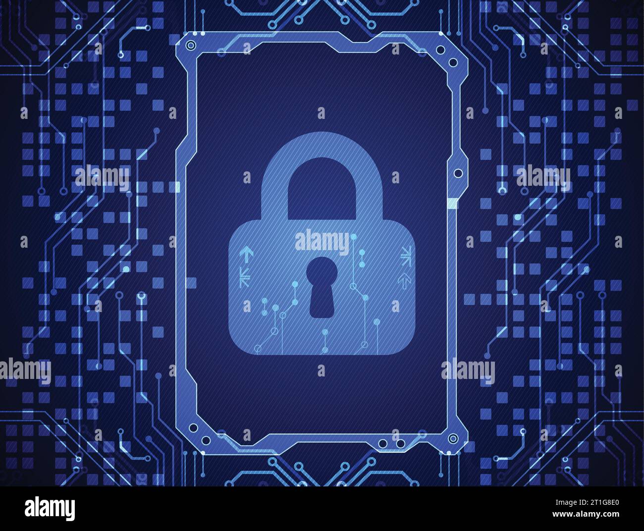 Protection concept. Protect mechanism, system privacy. Vector ...