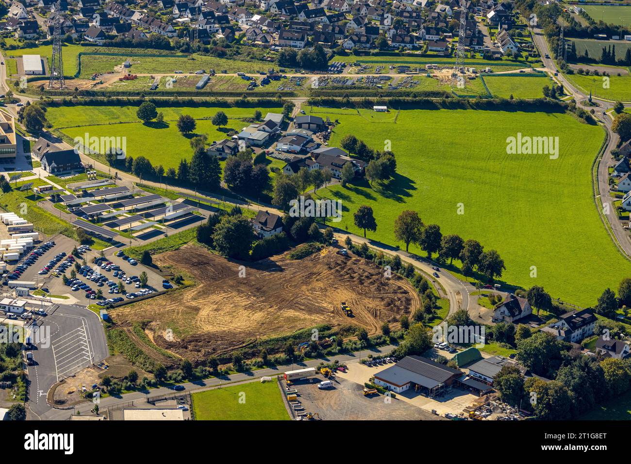 Baustelle solarpark hi-res stock photography and images - Alamy