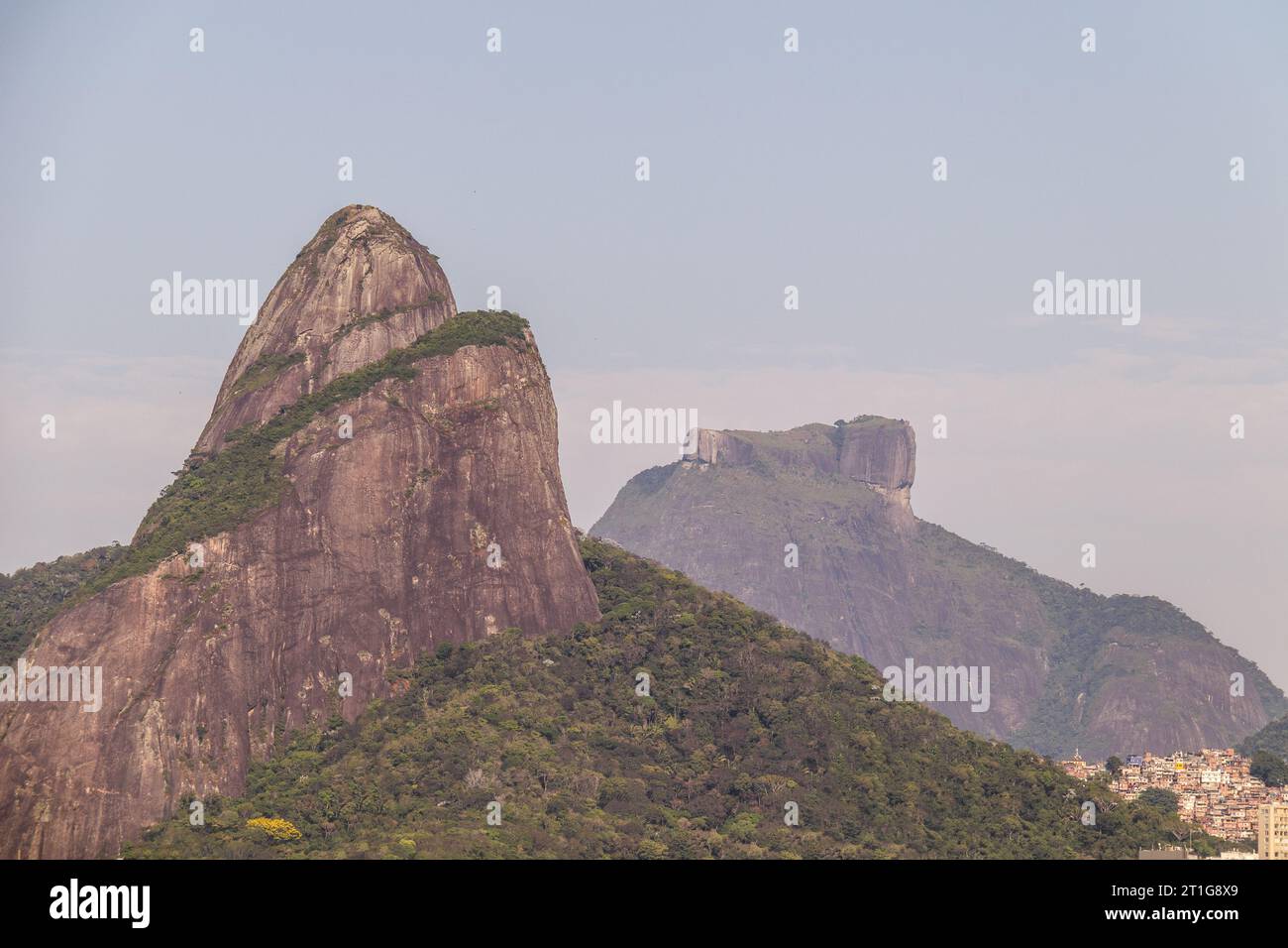 Two hill Brother in Rio de Janeiro, Brazil Stock Photo - Alamy