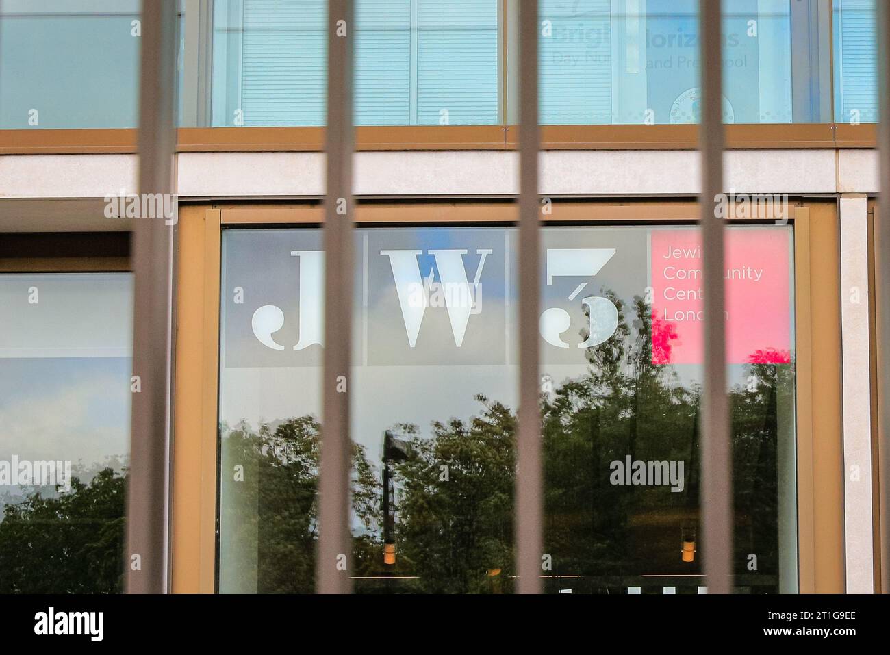 North London, UK. 13th Oct, 2023. JW3, the Jewish Community Centre ...