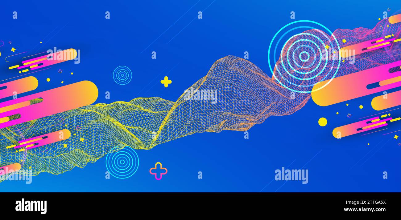 Abstract bright geometric background. Vector illustration Stock Vector ...