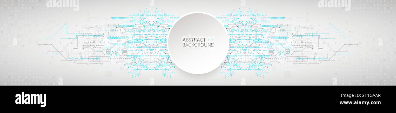 Abstract technological background with various elements. Structure pattern technology backdrop ...