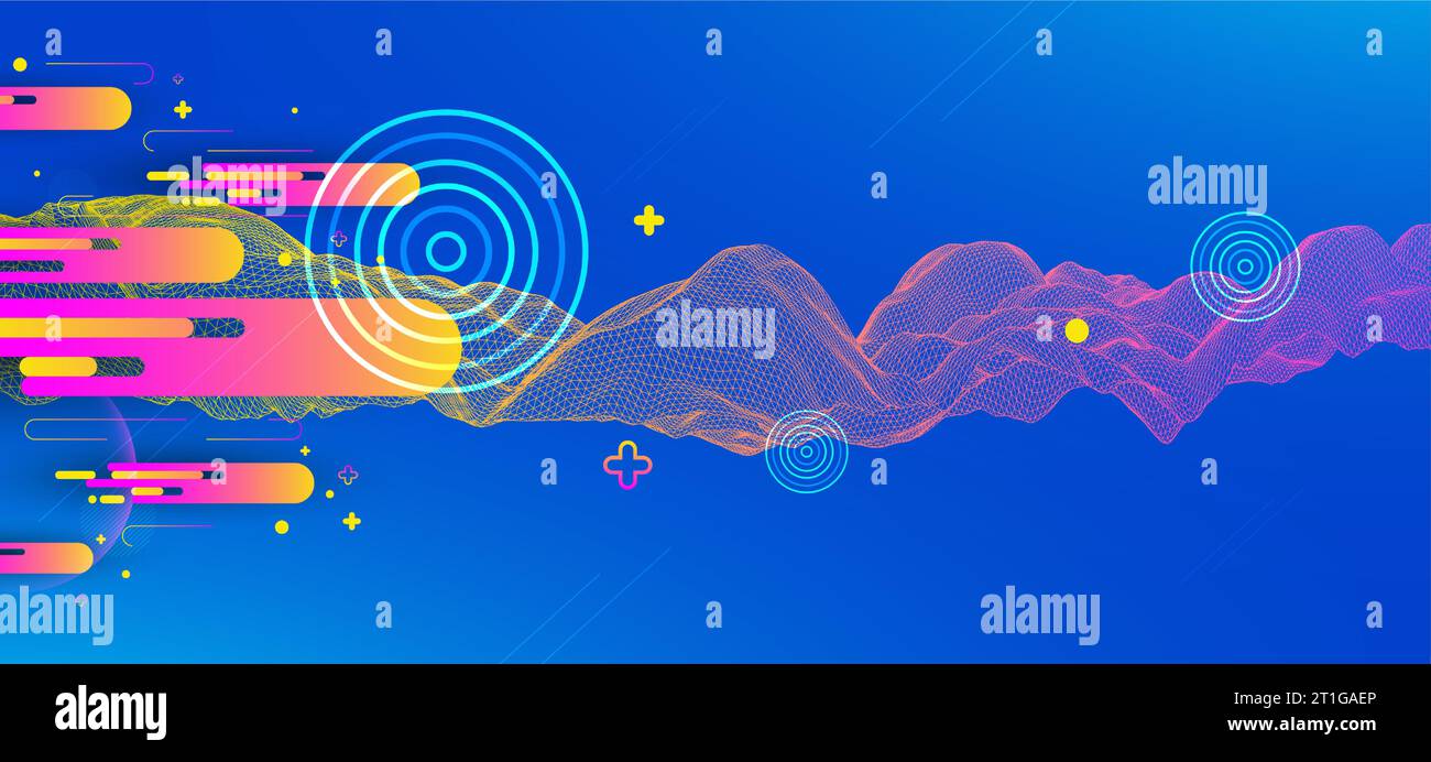 Abstract bright geometric background. Vector illustration Stock Vector ...
