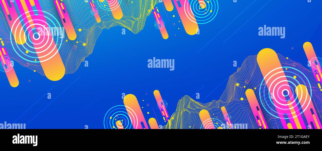 Abstract bright geometric background. Vector illustration Stock Vector ...