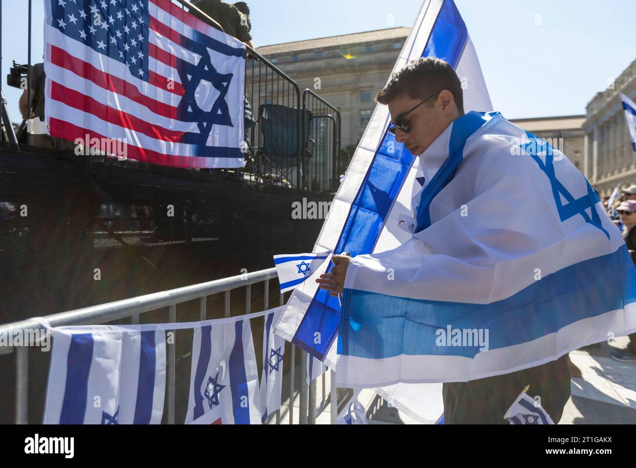 October 13, 2023, Washington, District of Columbia, USA: A participant ...