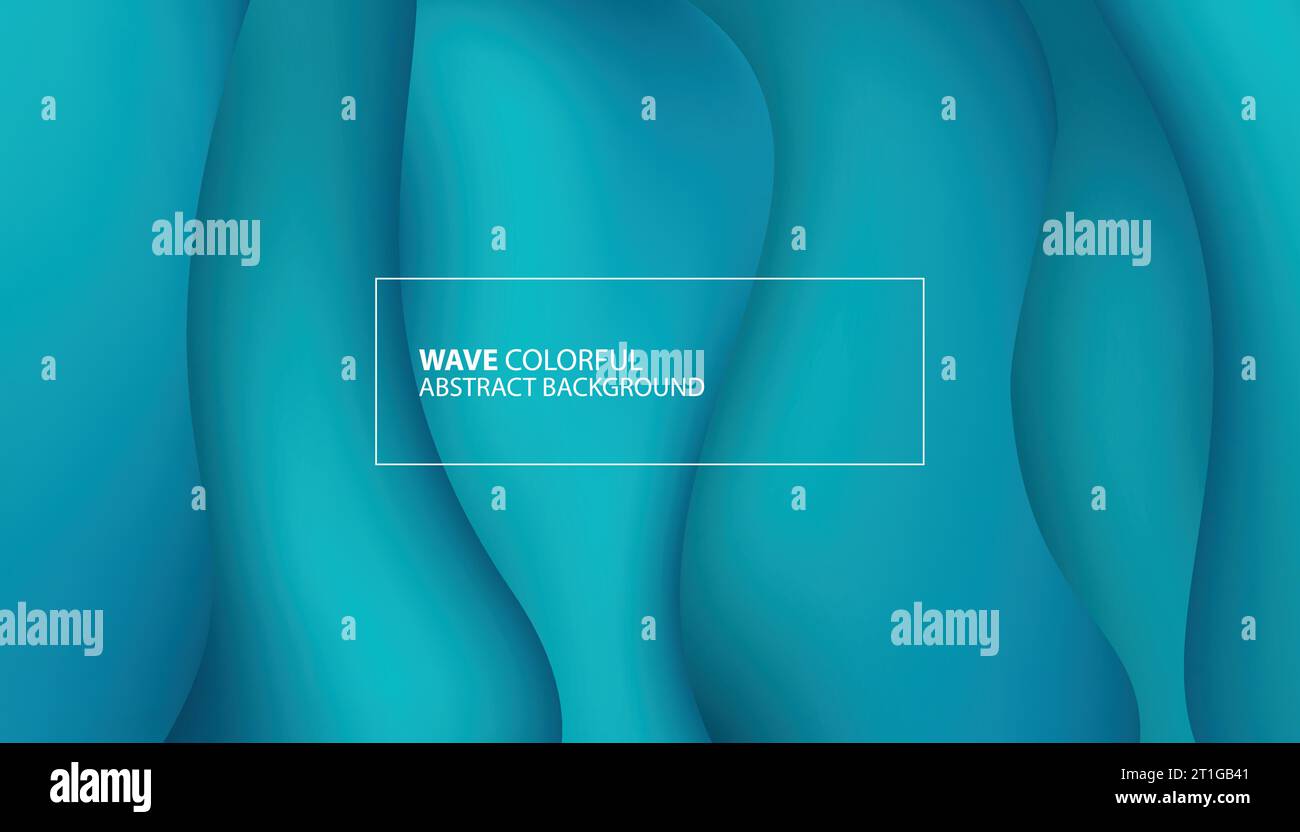 Abstract colorful wave background. Vector illustration Stock Vector ...