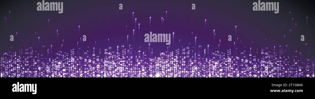 Abstract technology concept. High computer color background. Vector ...