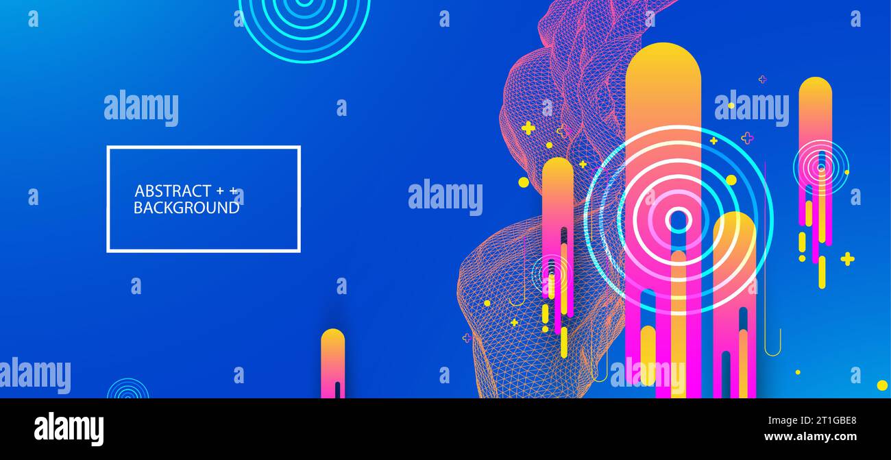 Abstract bright geometric background. Vector illustration Stock Vector ...