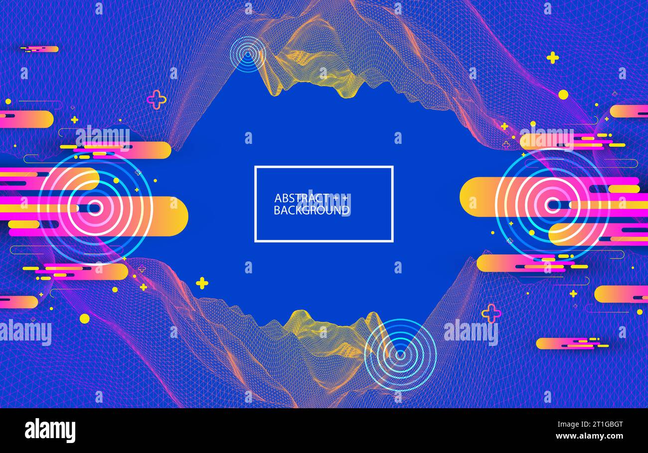 Abstract bright geometric background. Vector illustration Stock Vector ...