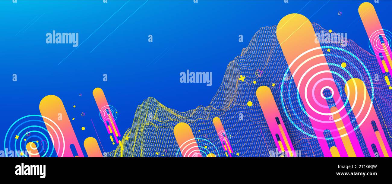 Abstract bright geometric background. Vector illustration Stock Vector ...