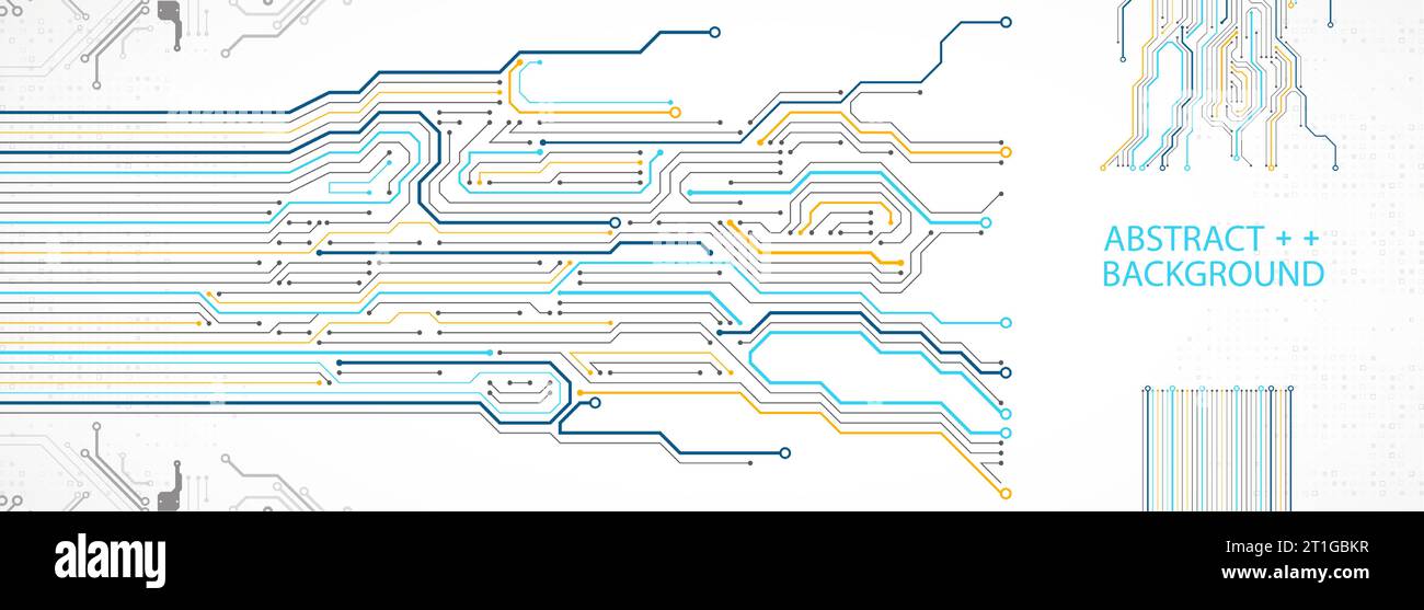Abstract technology circuit board. Communication concept Stock Vector ...