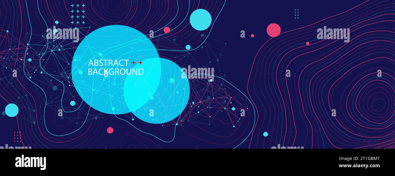 Vector landscape geodesy topography map background. Line texture ...