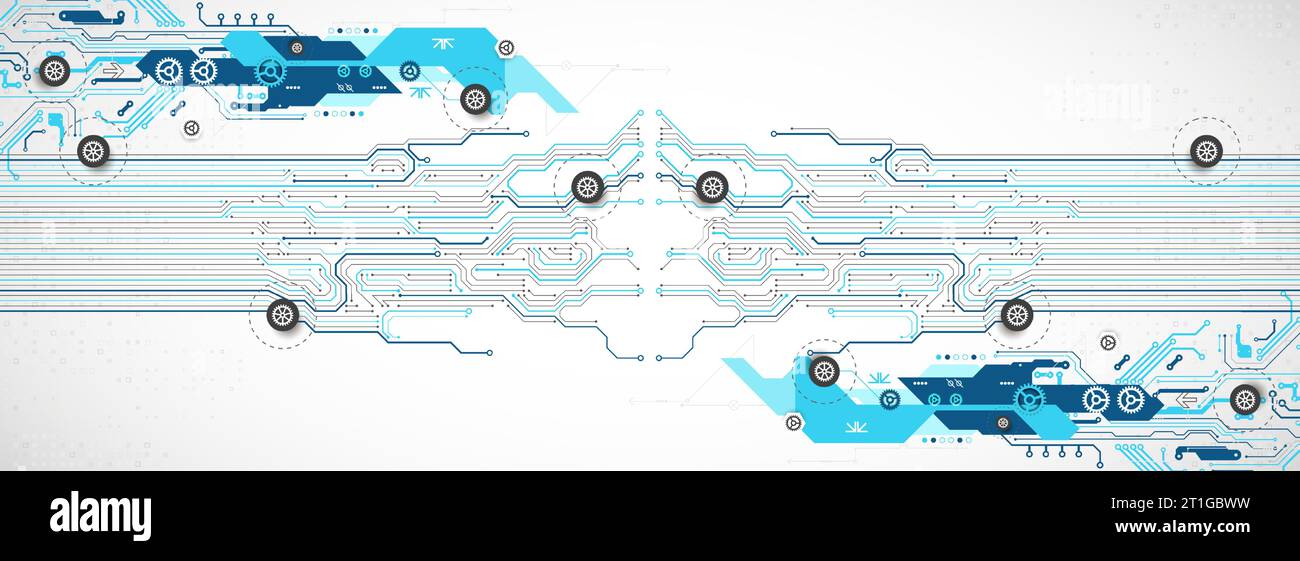Abstract technology circuit board. Communication concept Stock Vector ...