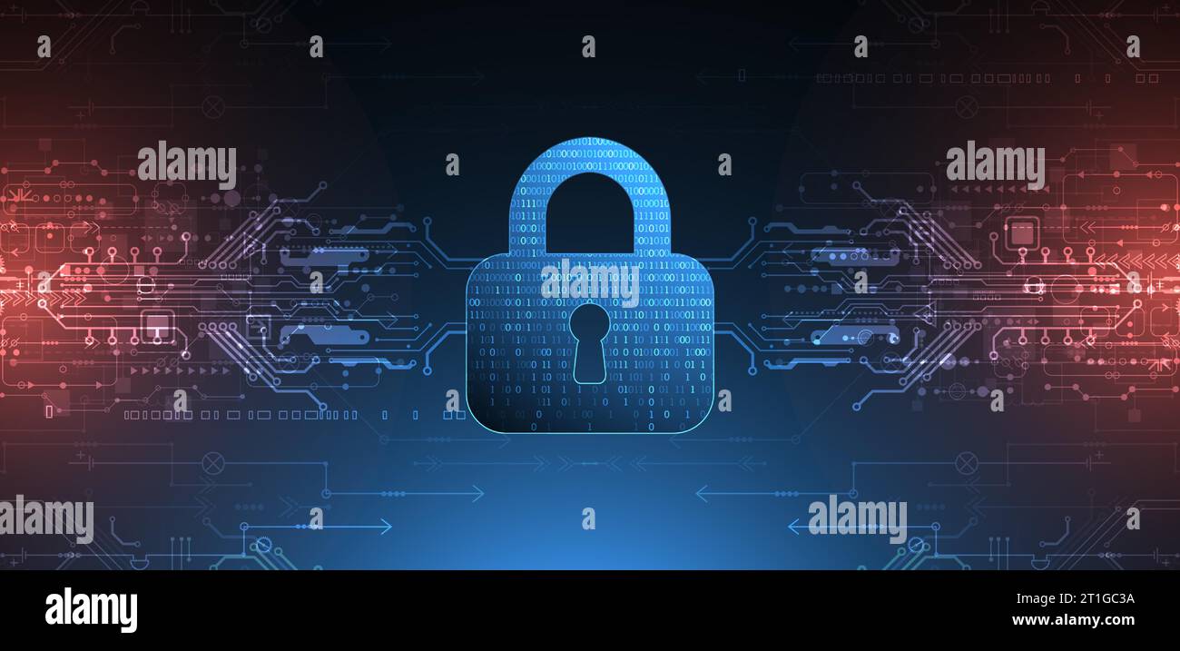Protection background. Technology security, encode and decrypt Stock ...