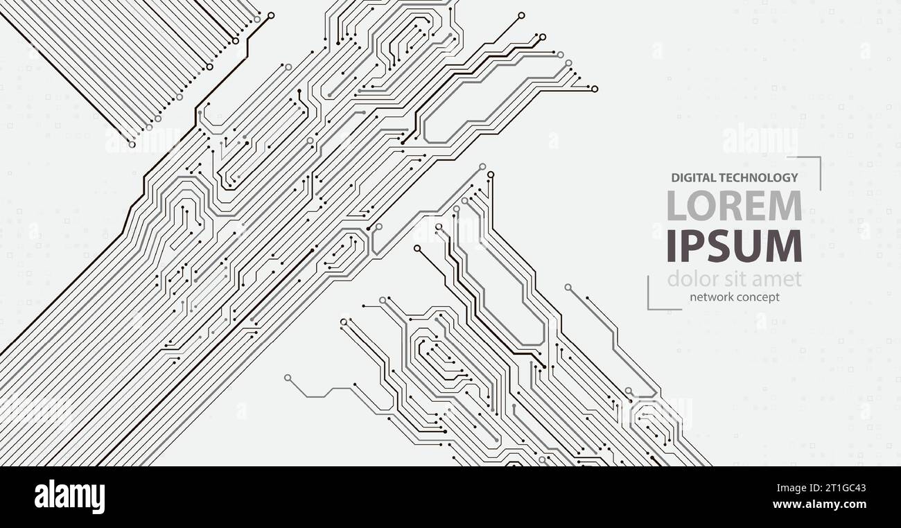 Abstract technology circuit board. Communication concept Stock Vector ...