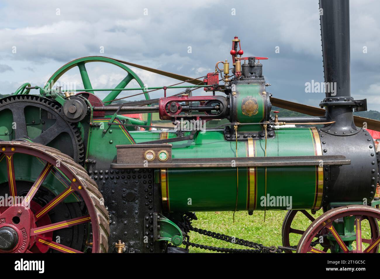 Low Ham.Somerset.United Kingdom.July 23rd 2023.A Ruston Proctor general ...