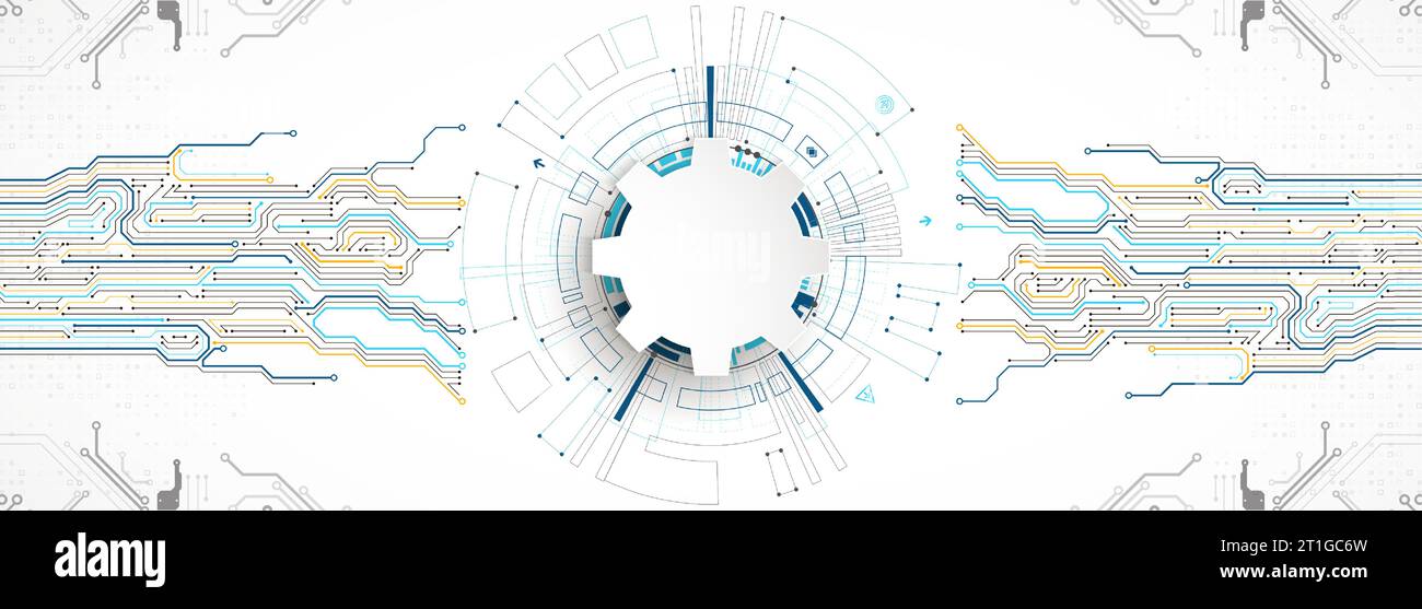 Abstract technology circuit board. Communication concept Stock Vector ...