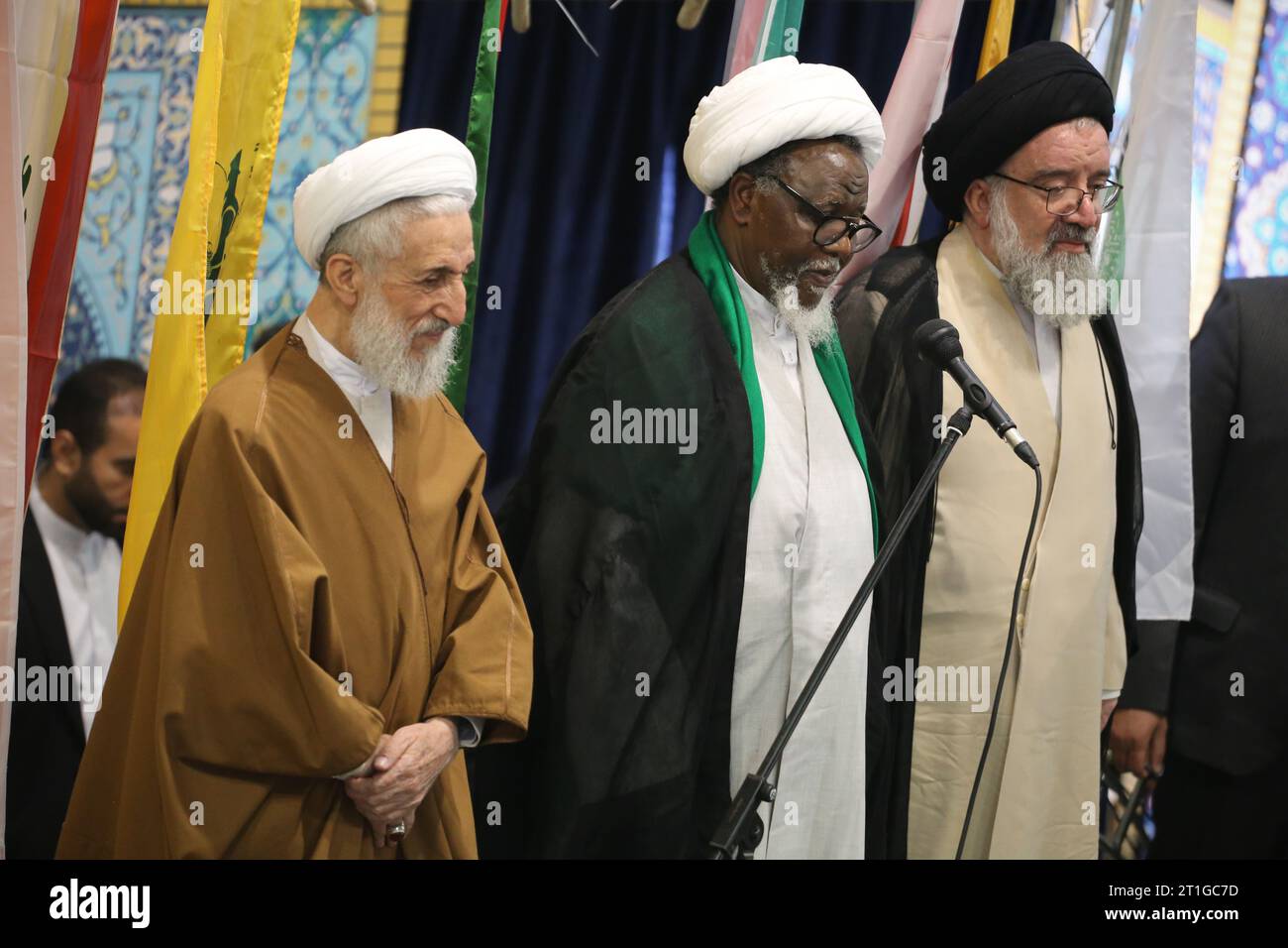 Tehran, Iran. 13th Oct, 2023. Tehran provisional Friday prayers leader ...