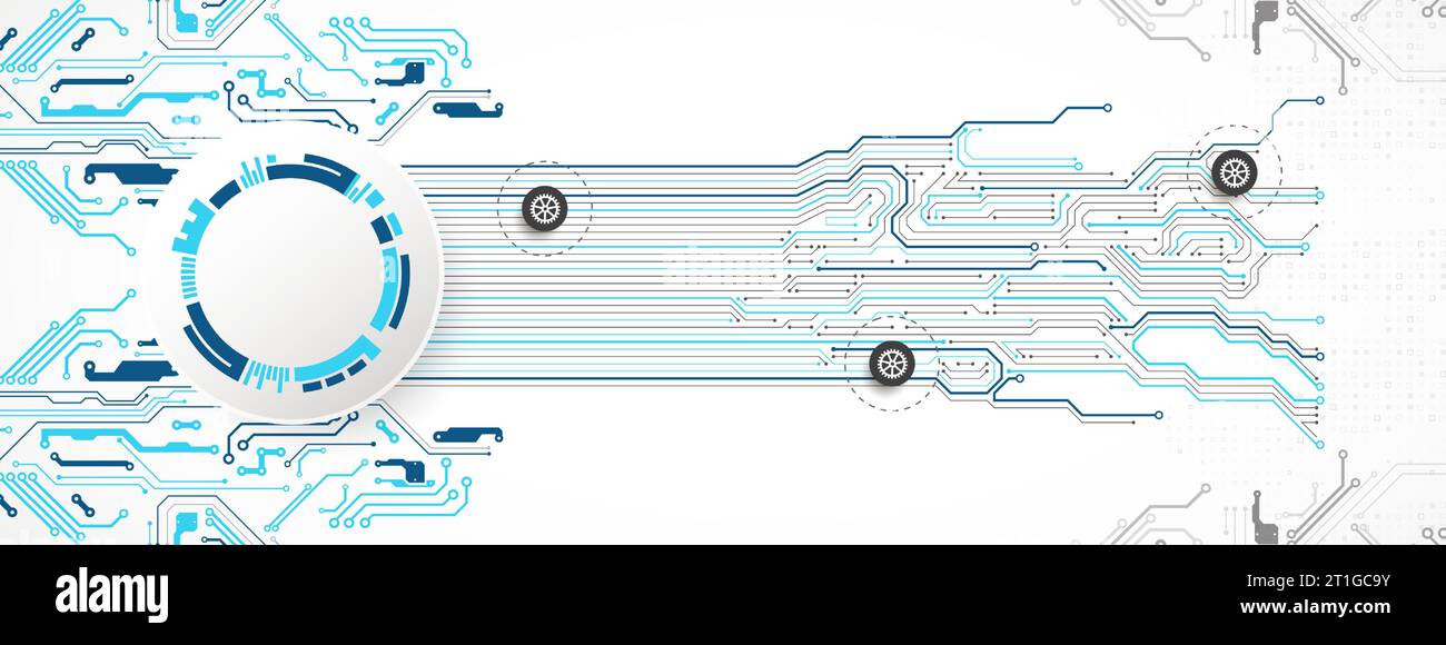 Abstract technology circuit board. Communication concept Stock Vector ...