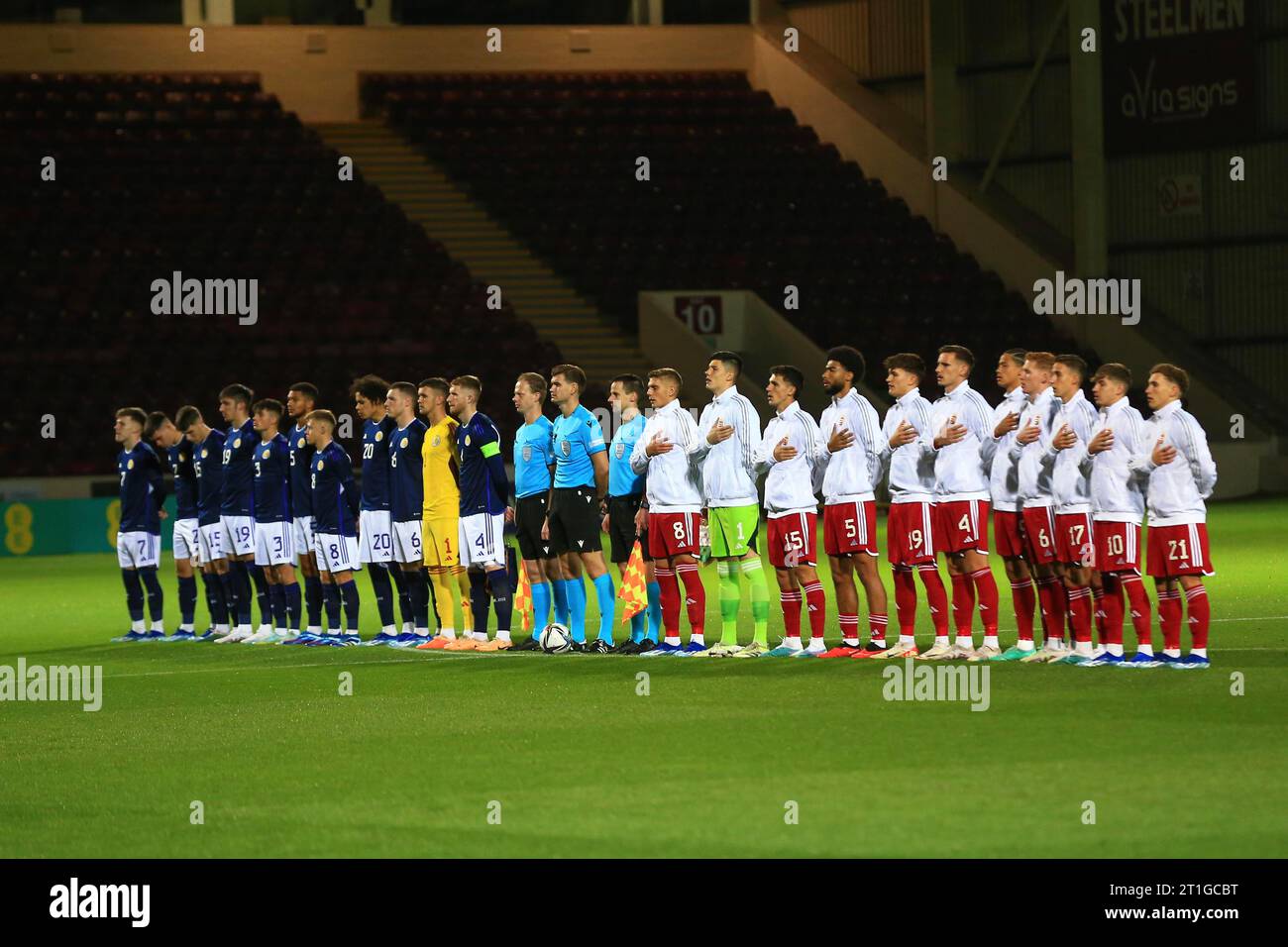 Fir Park, Motherwell, UK. 13th Oct, 2023. UEFA Under-21 Euro 2025 ...