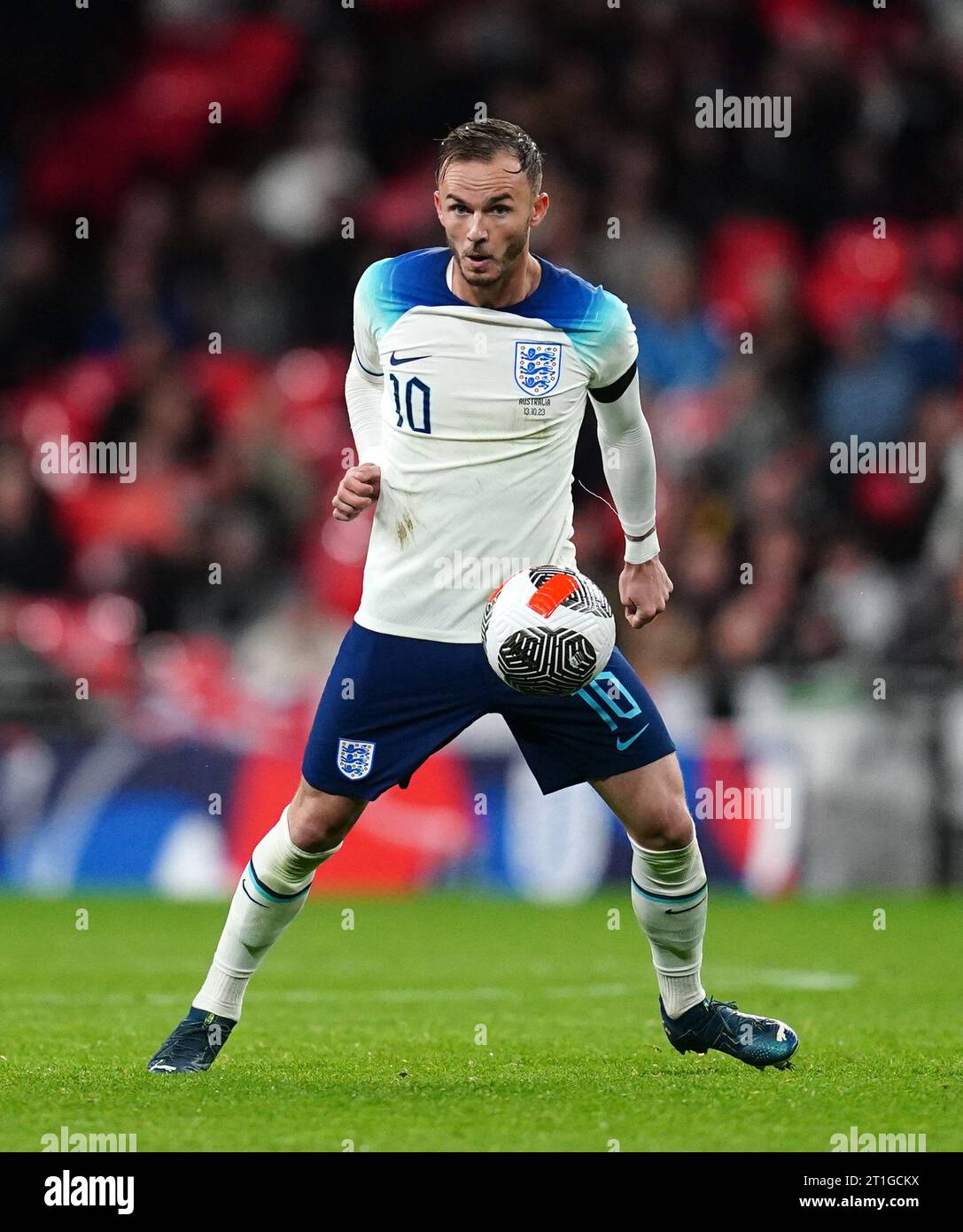 England's James Maddison during the international friendly match at ...