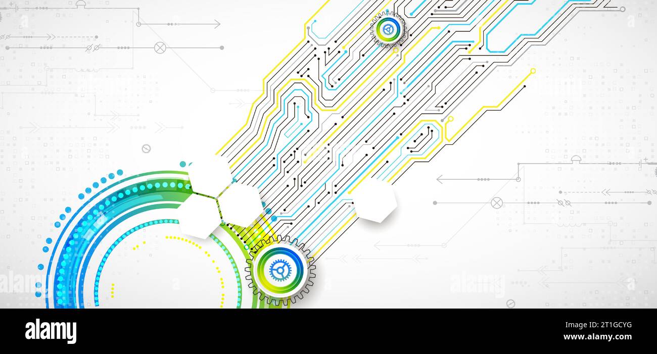 Abstract technology circuit board. Communication concept Stock Vector ...