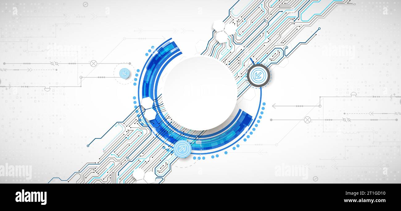 Abstract technology circuit board. Communication concept Stock Vector ...
