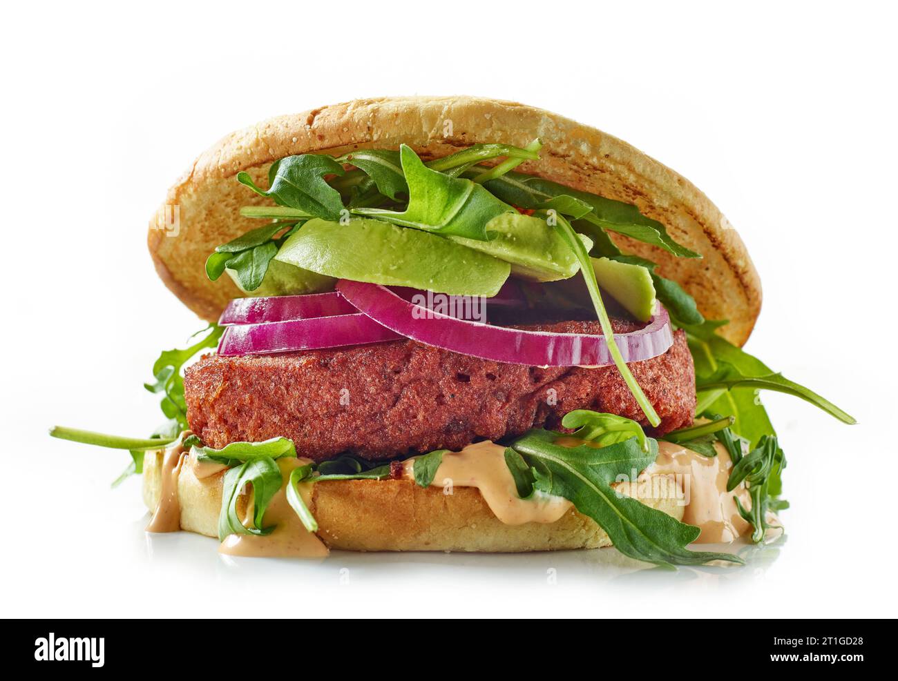 Beetroot burger white background hi-res stock photography and images ...