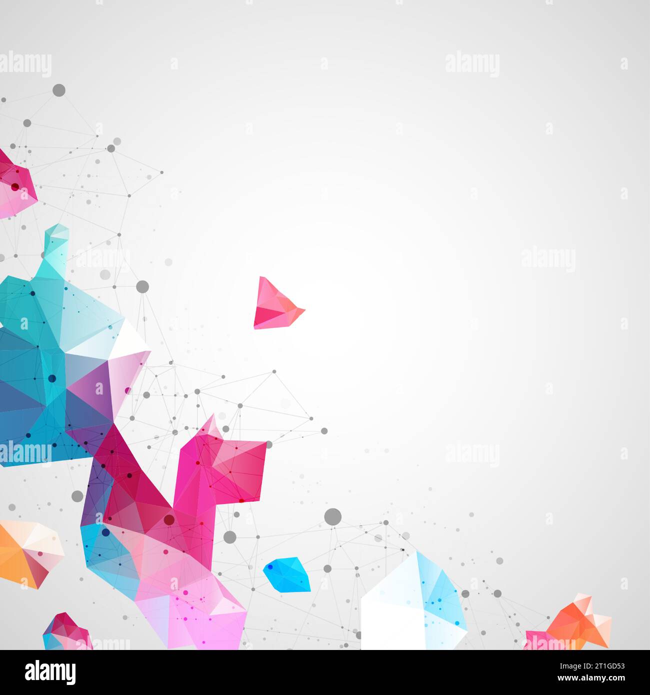 Wireframe background with plexus effect. Futuristic vector illustration Stock Vector Image & Art ...