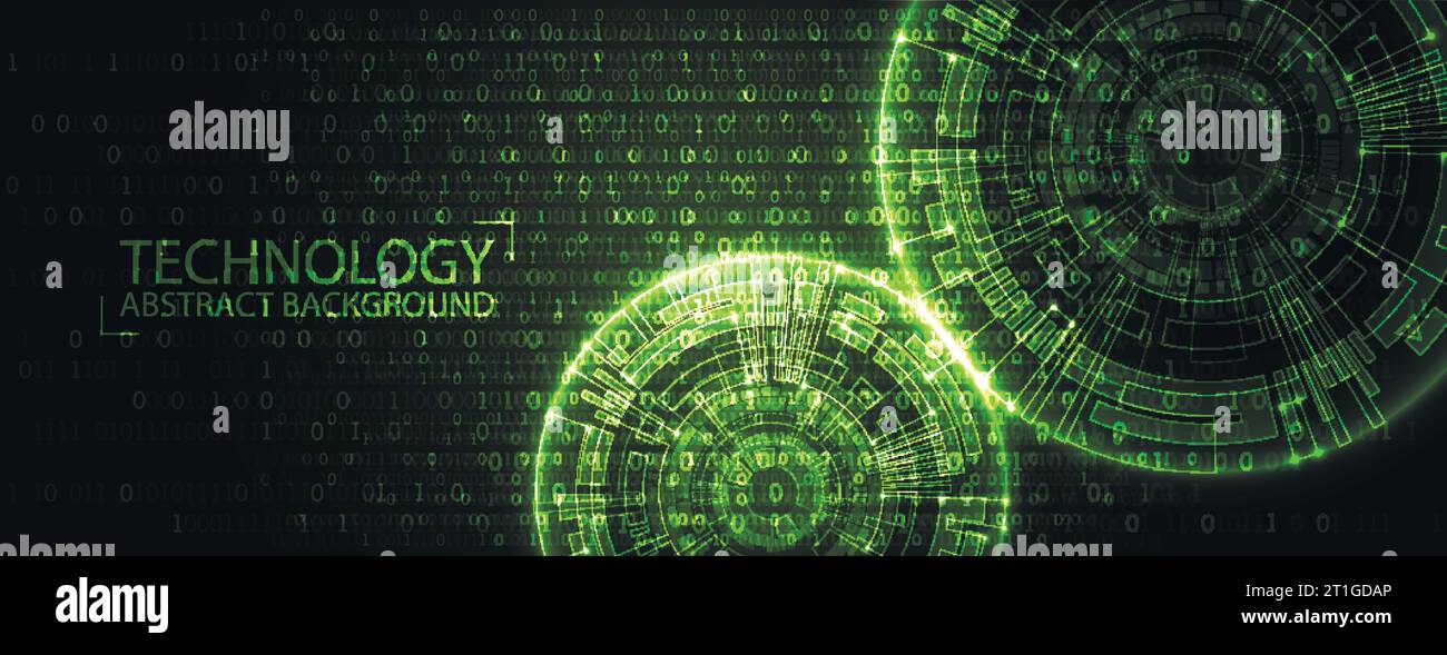 Abstract technology concept. High computer color background. Vector ...