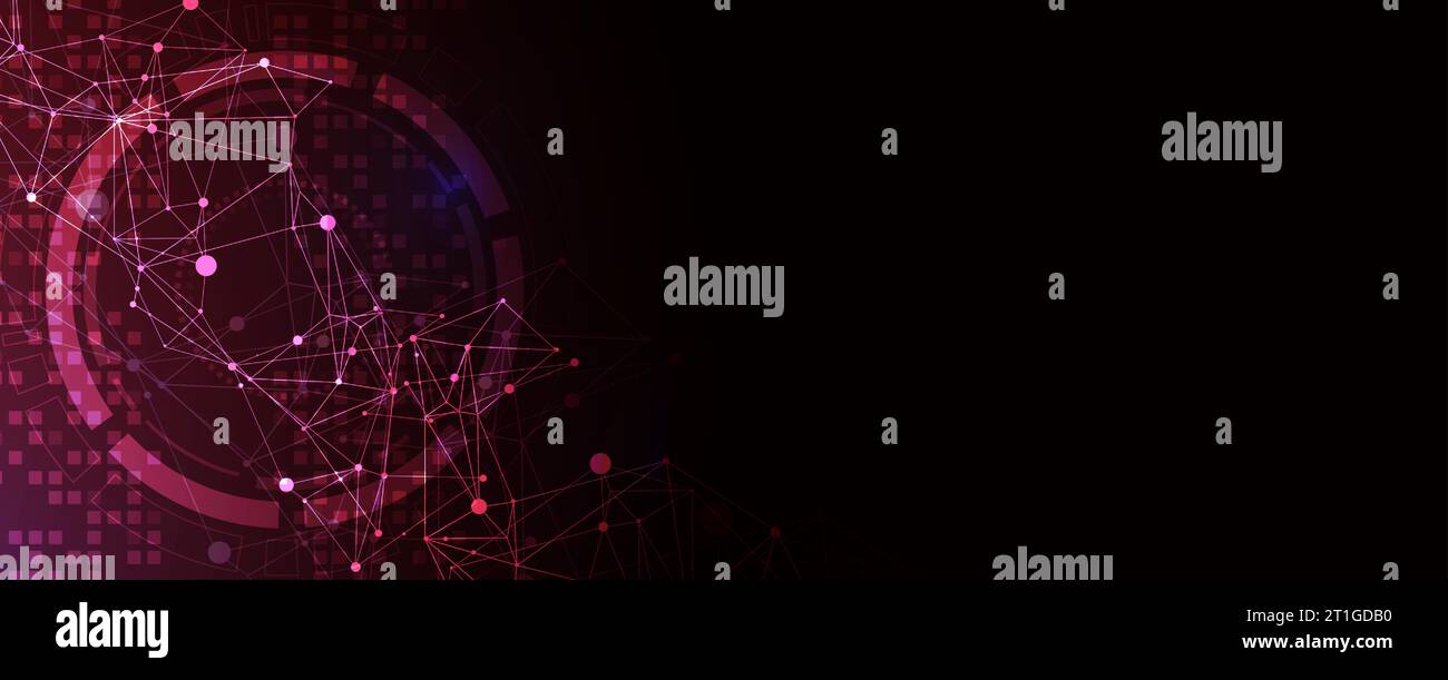 Wireframe background with plexus effect. Futuristic vector illustration Stock Vector Image & Art ...