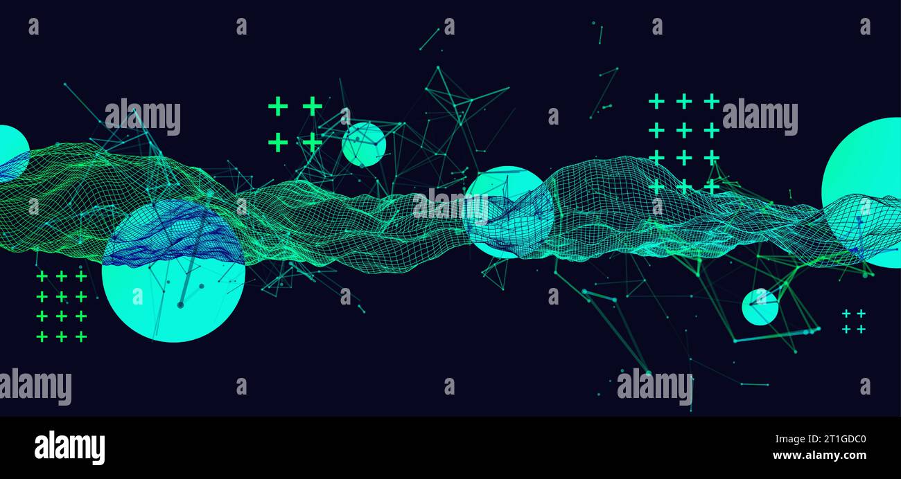 Abstract dark geometric background. Vector illustration Stock Vector ...
