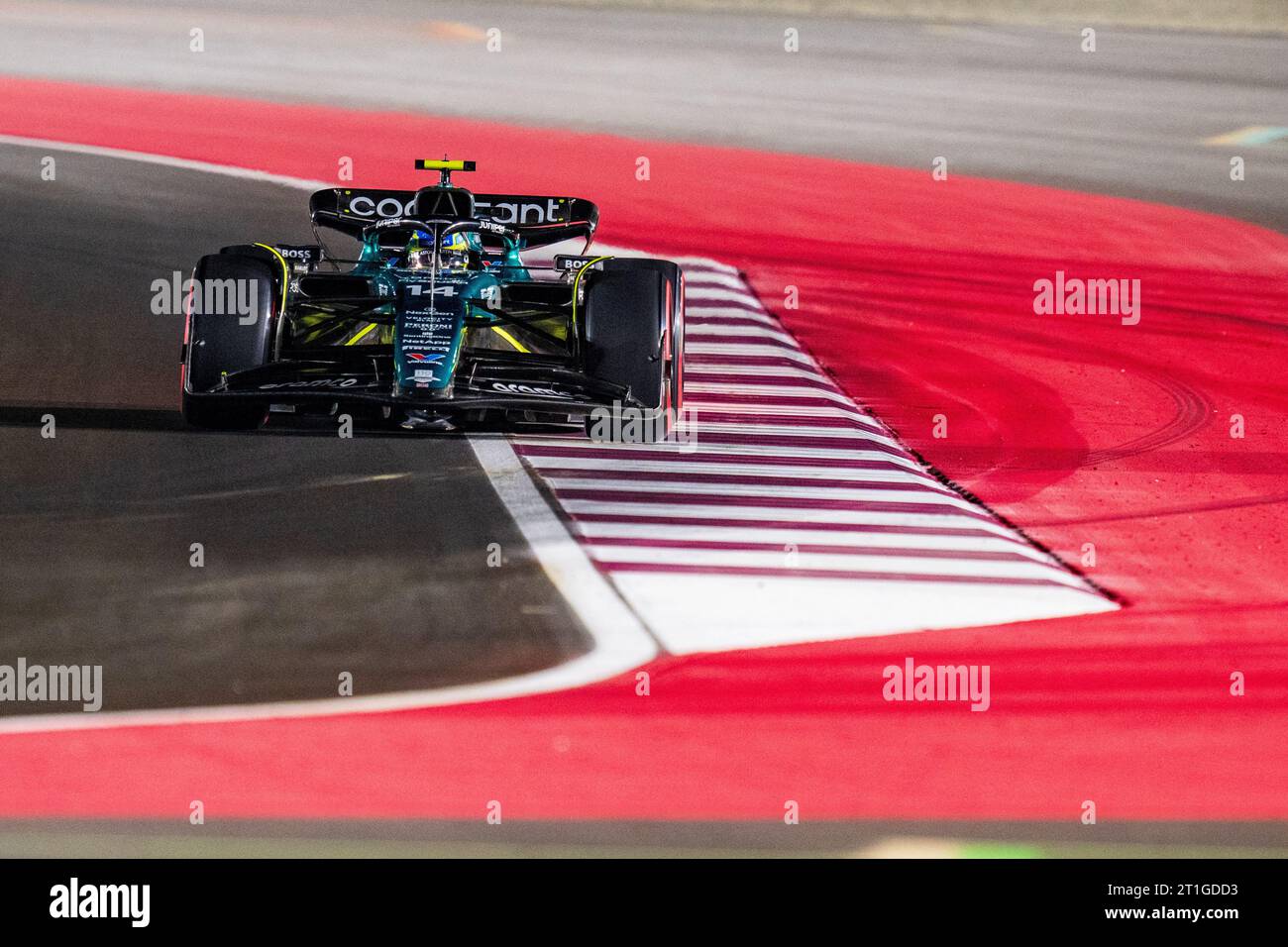 DOHA,QATAR - 7TH OCT 2023 – Lance Stroll (CND) Aston Martin - AHMAD AL ...