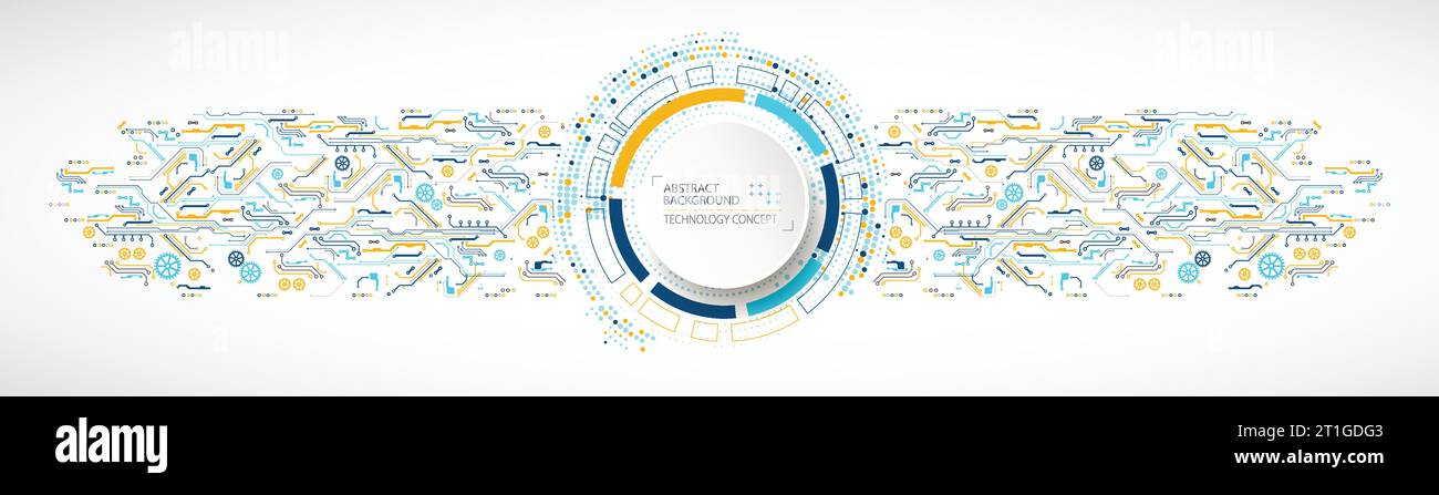 Digital technology theme Stock Vector Images - Alamy