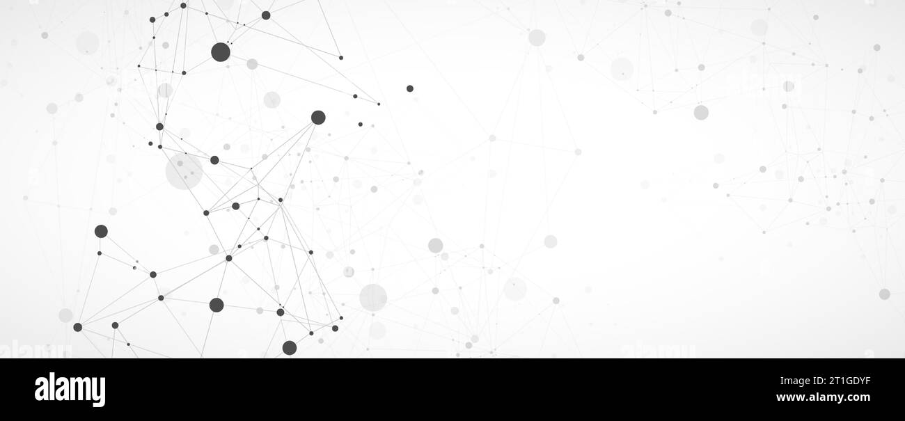 Template for science and technology presentation. Plexus style ...