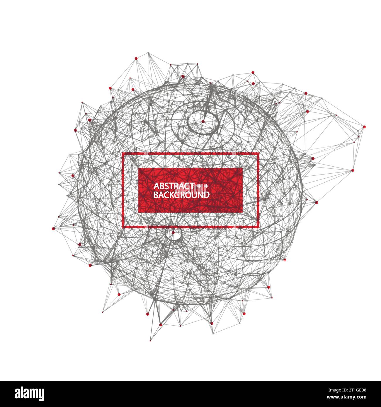 Abstract geometric 3d sphere made of points and lines. Futuristic technology style Stock Vector ...