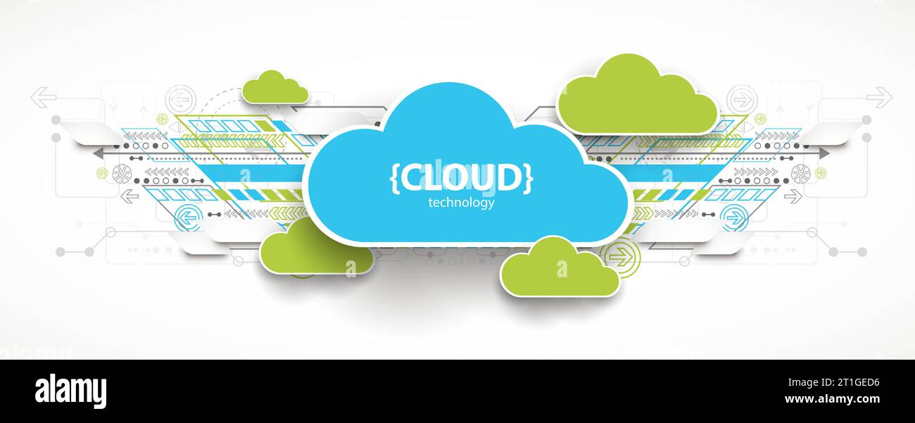 Web cloud technology, business abstract background Stock Vector Image & Art - Alamy